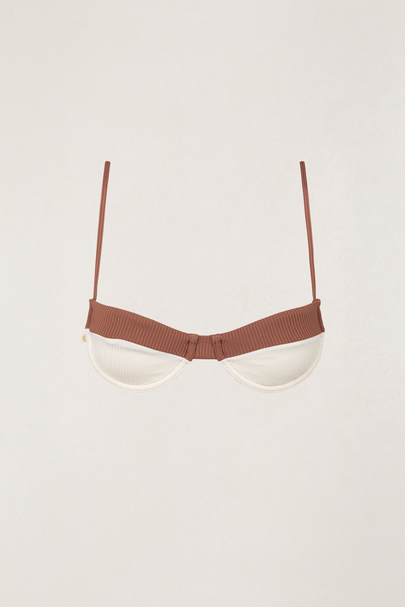 Lily Rib Balconette Top Chocolate – Rhythm