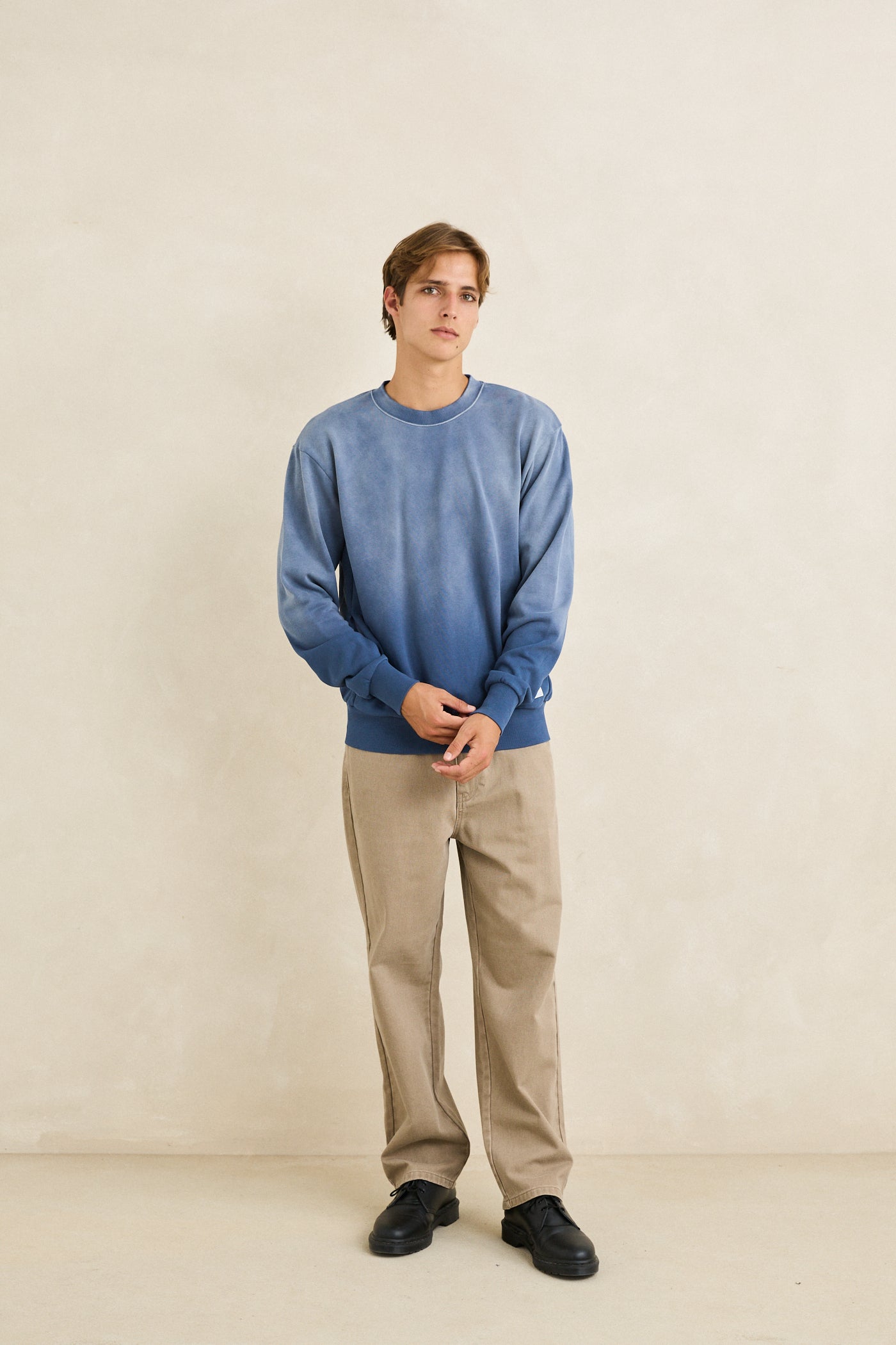 Sun Wash Terry Crew Slate – Rhythm