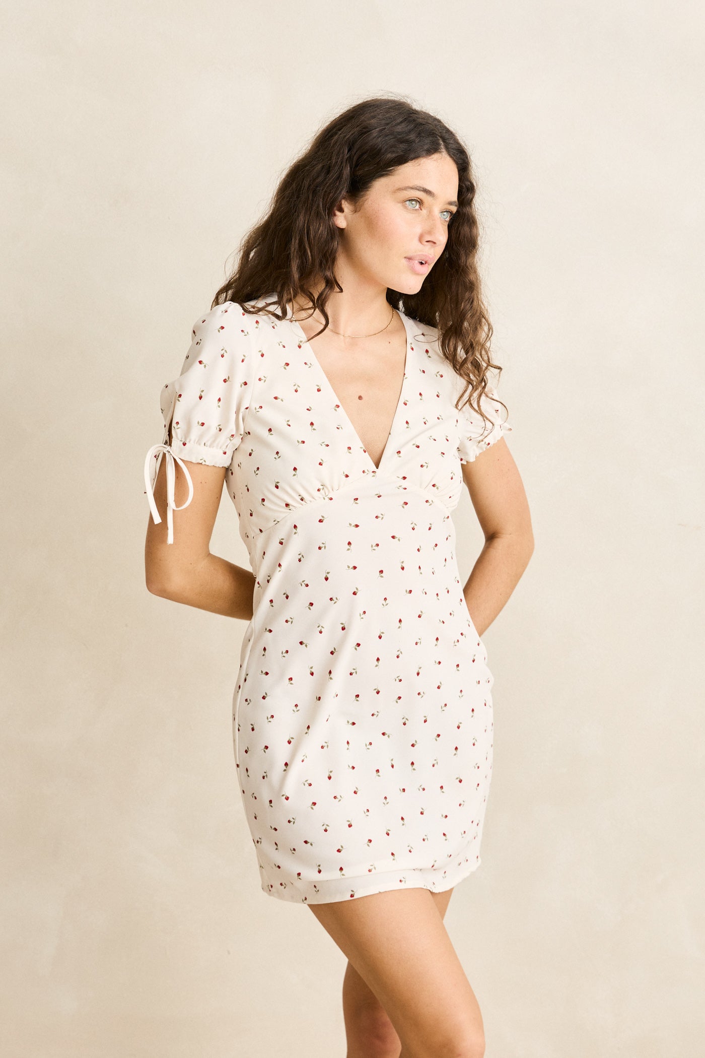 Paloma Mini Dress Berry – Rhythm